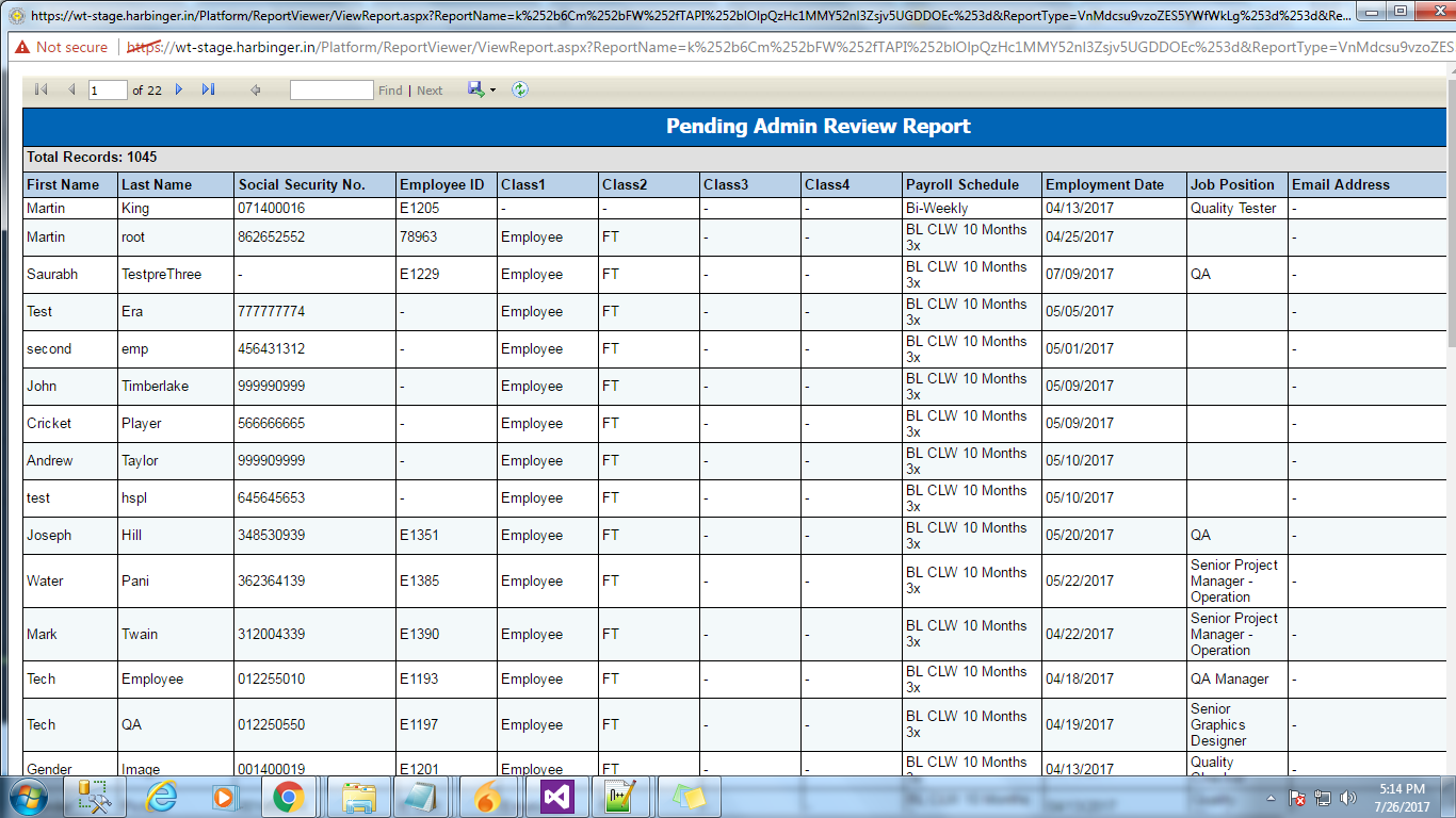 Nf 3809 Tsr Integrationemail Notification To Adminno Record Found Message Is Displaying
